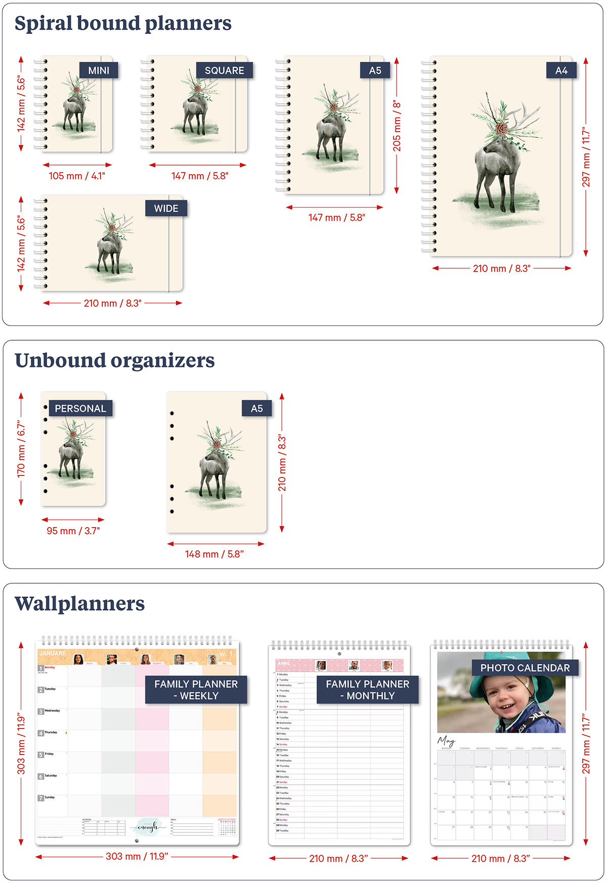 What are the planner measurements? – Personal Planner